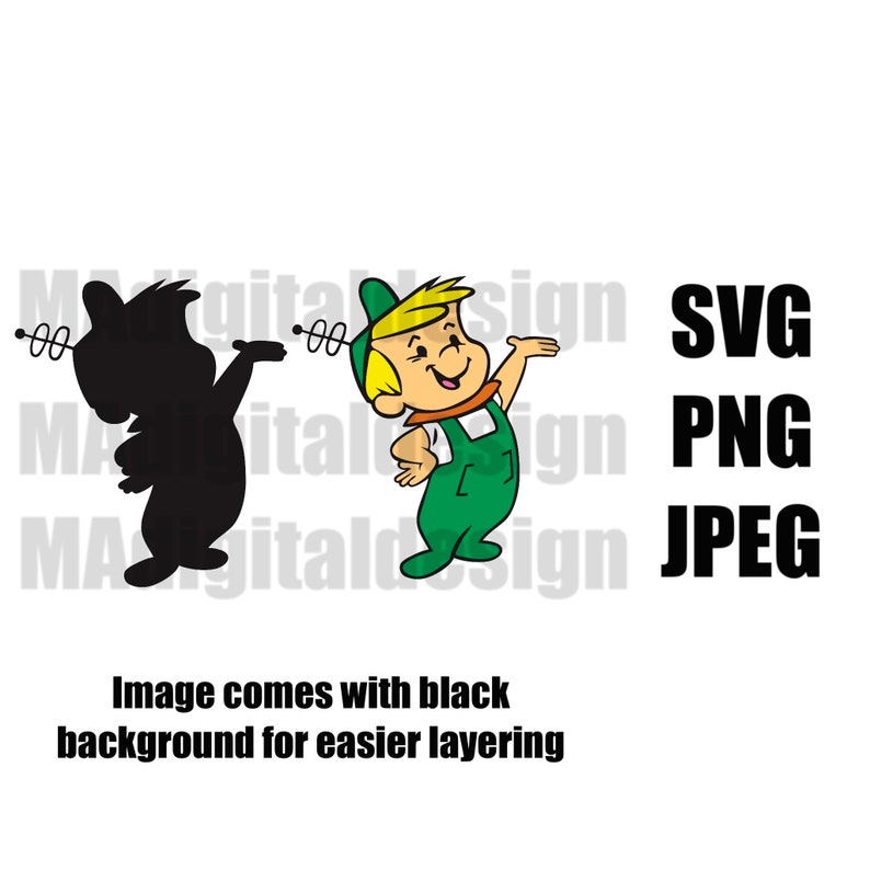 Elroy Jetson From the Jetsons Classic Cartoon Digital Cut File Svg, Png ...