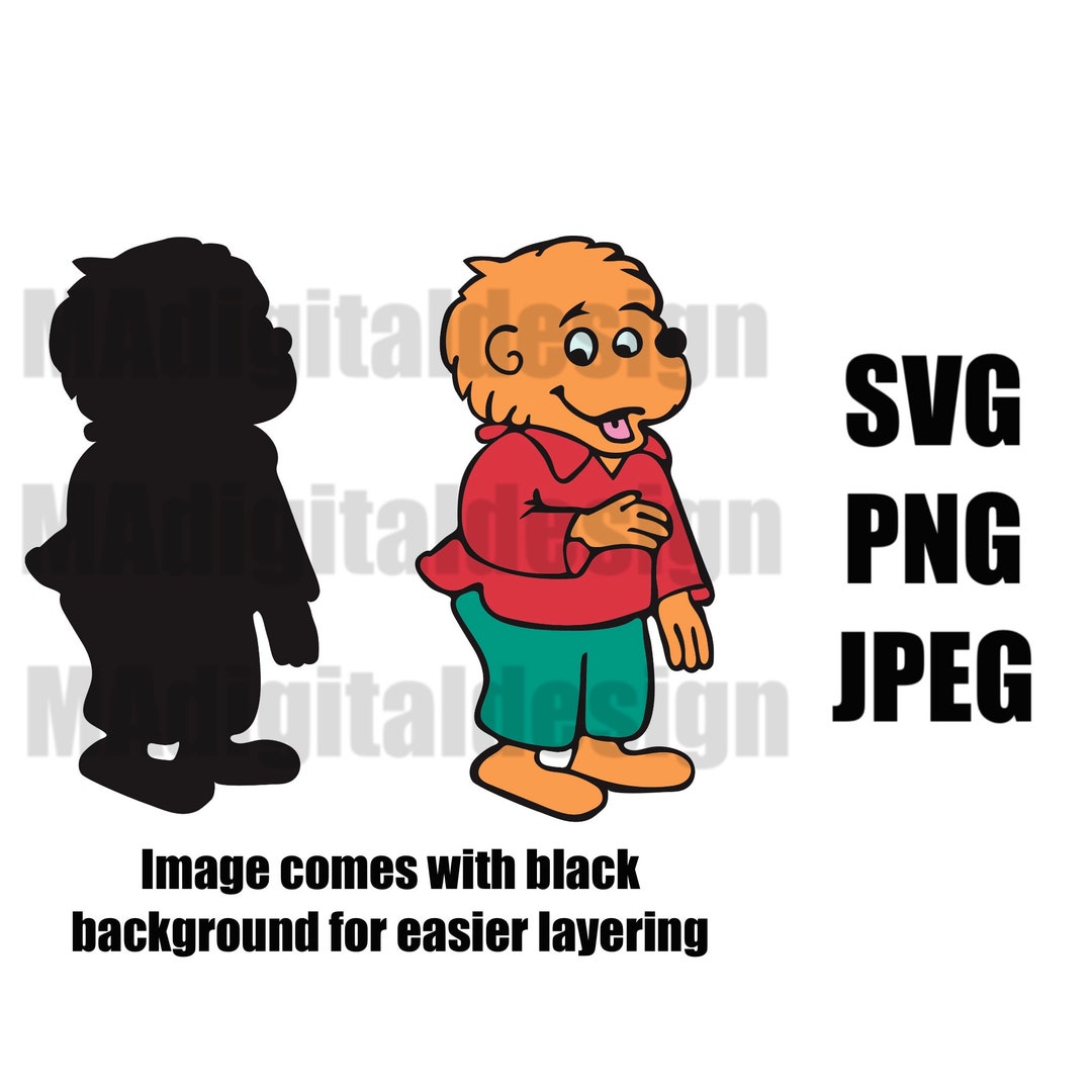 Brother Bear Digital Cut File Svg, Png, Jpeg for Cricut or Other ...