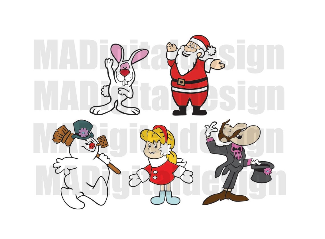Frosty the Snowman Digital Bundle Includes Frosty Santa - Etsy