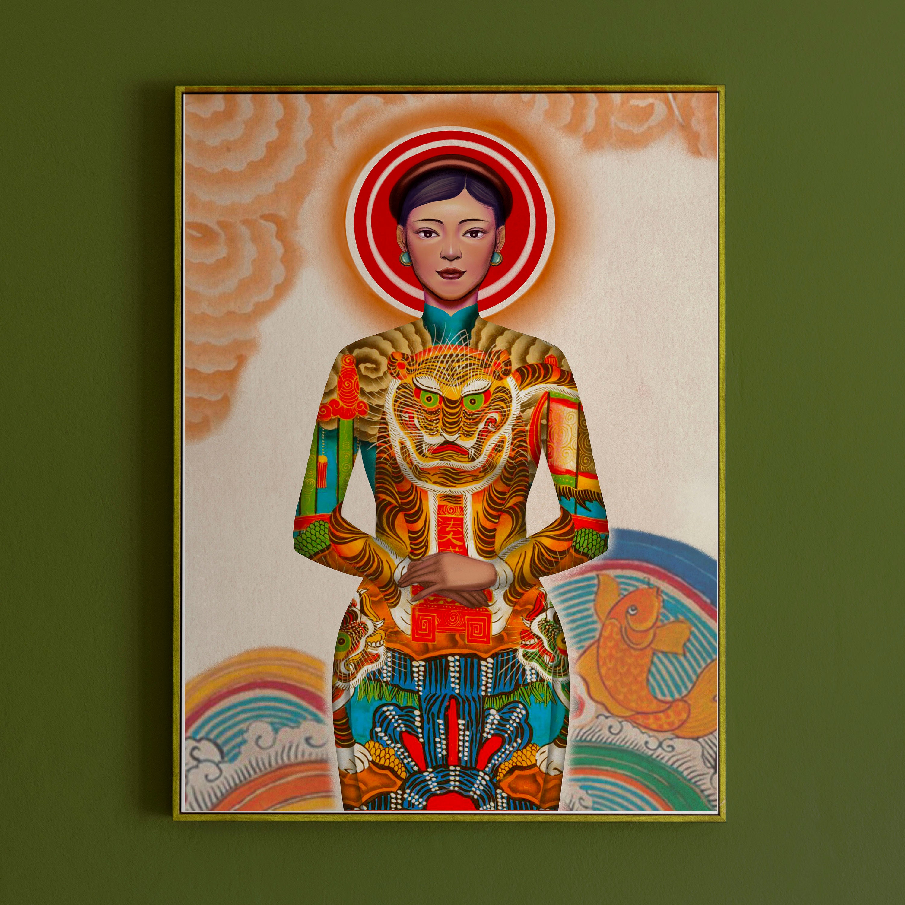 The Beauty of Vietnamese Ancient Lady Digital Download. - Etsy