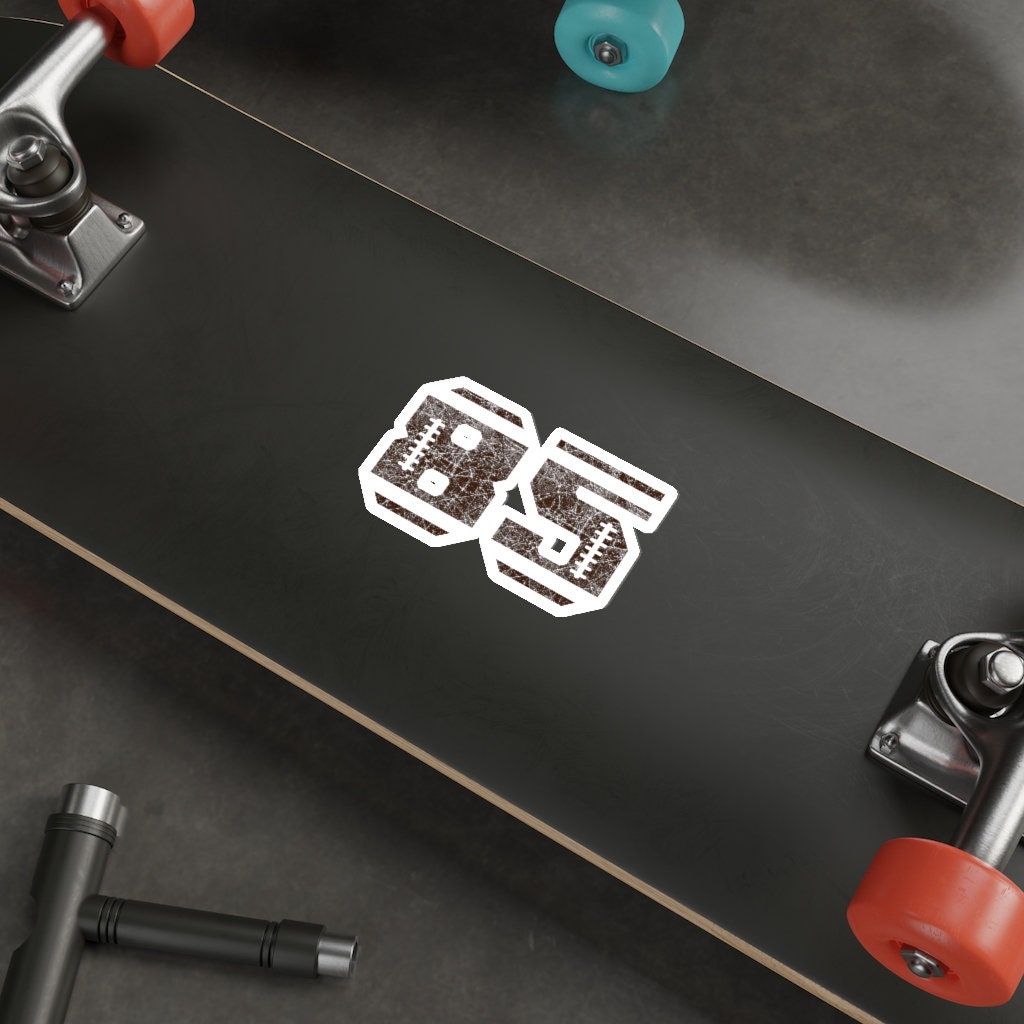 Custom Football Number Vinyl Waterproof Sticker Personalized | Etsy