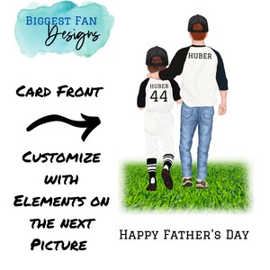 Custom Father's Day Printable Card Digital Download Fast Turnaround ...