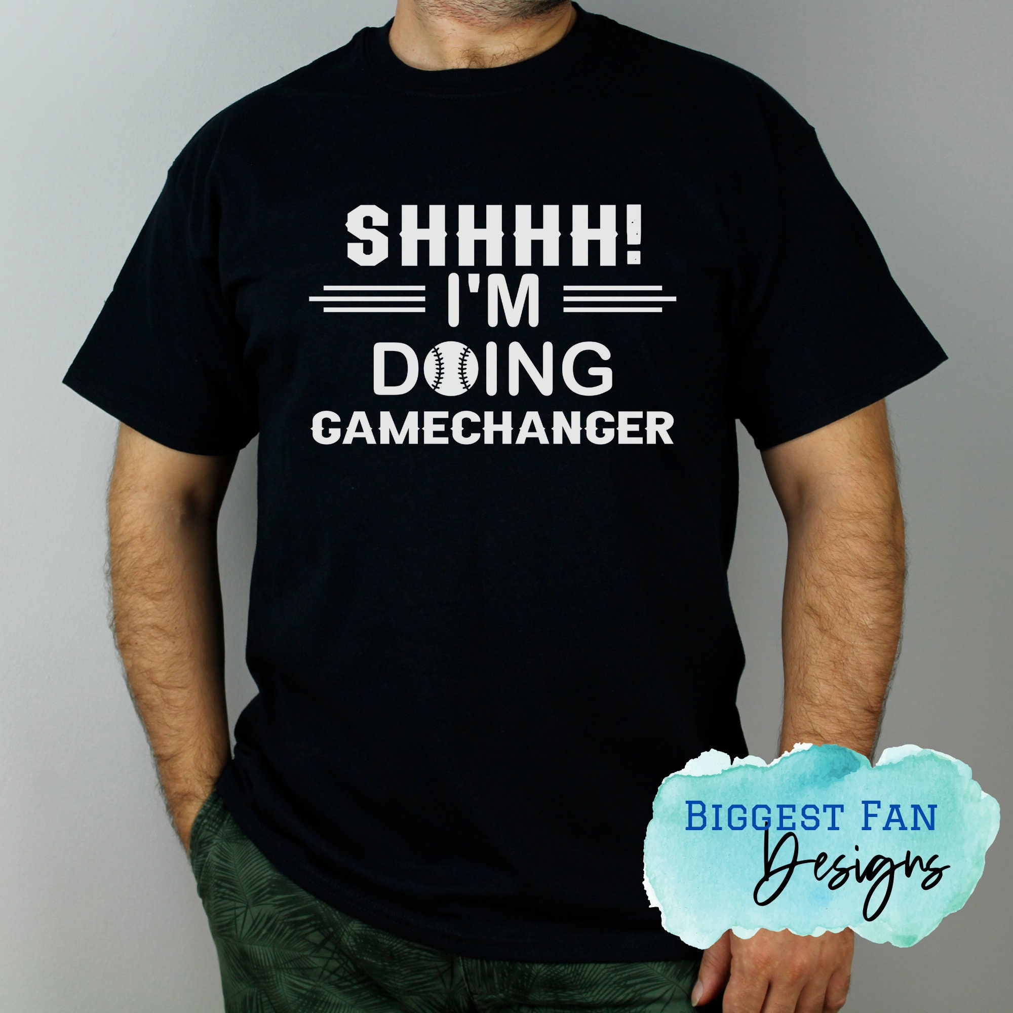 SHHHH I'm Doing Gamechanger Baseball Dad Shirt Shirt - Etsy