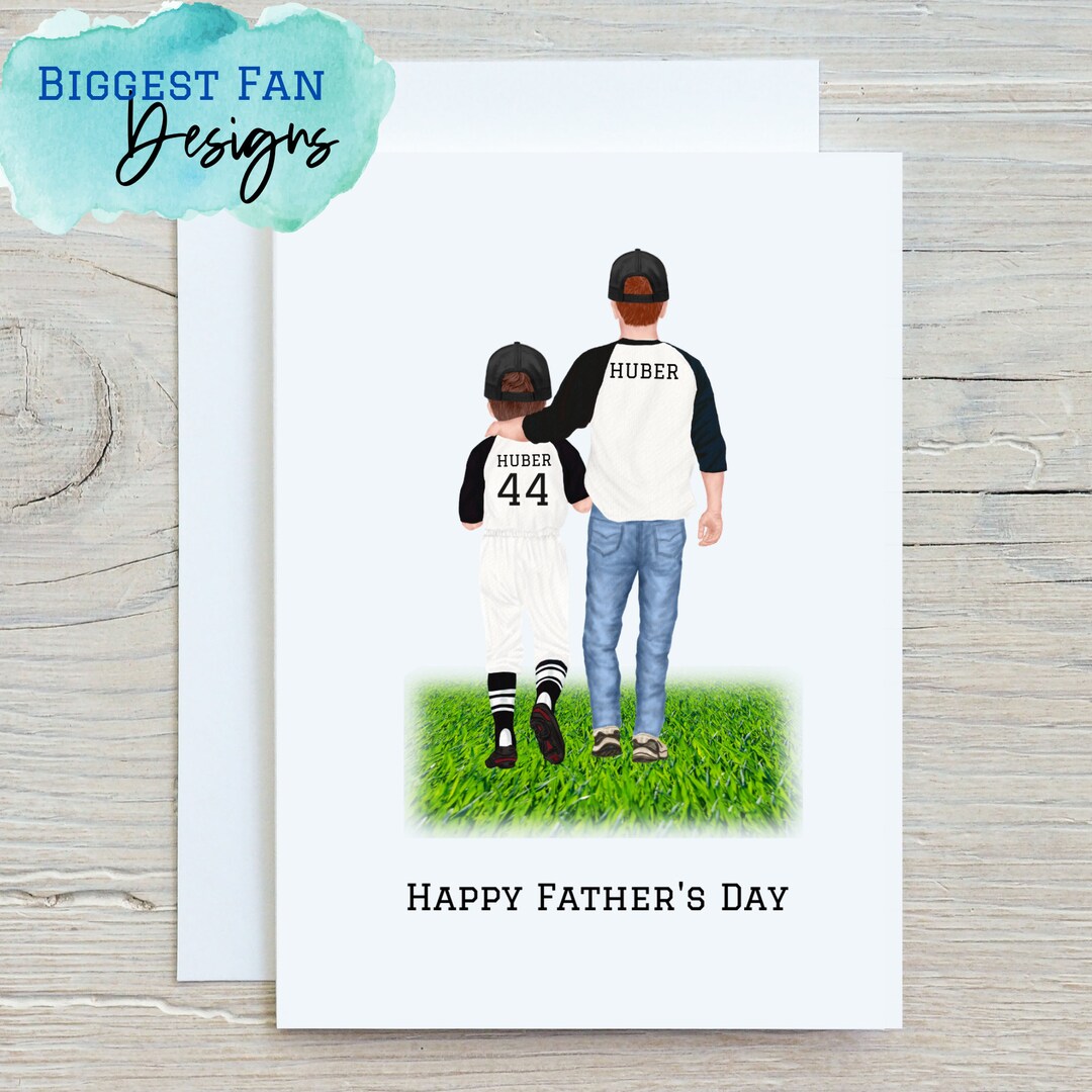 Custom Father's Day Printable Card Digital Download Fast Turnaround ...