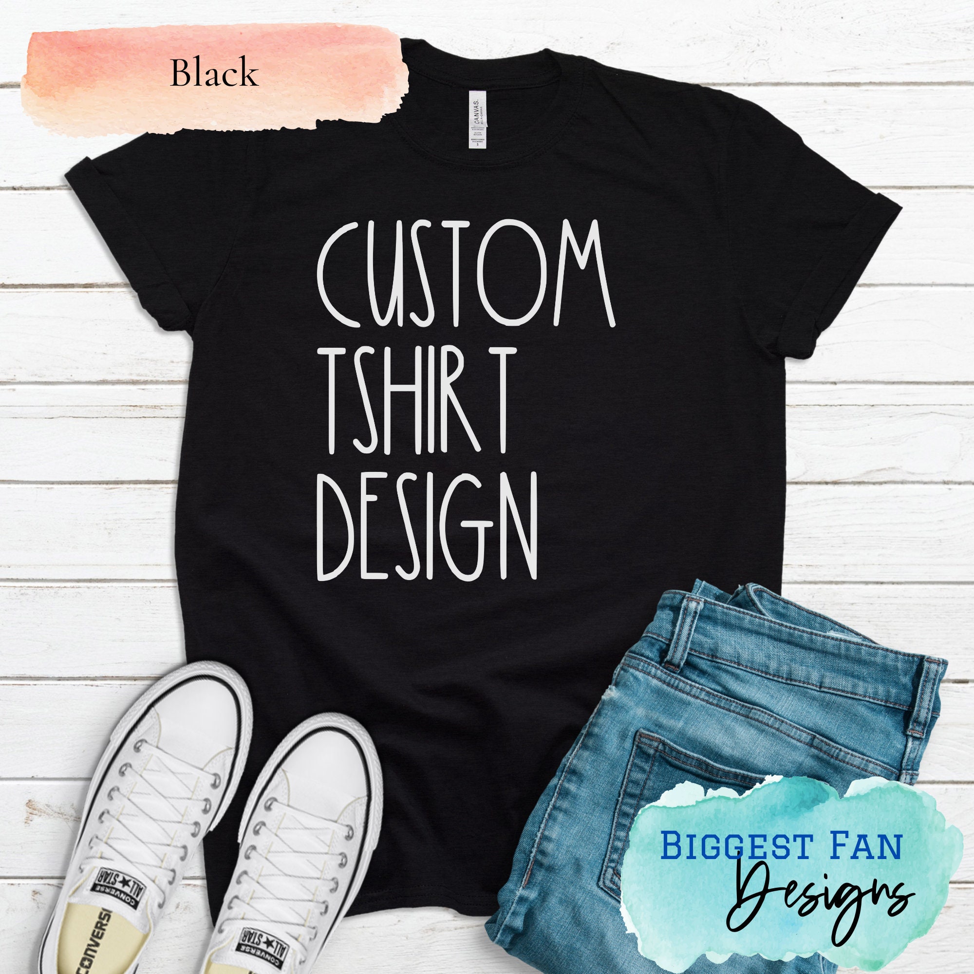 Custom One Sided Shirt Designed for You Work With Me to | Etsy