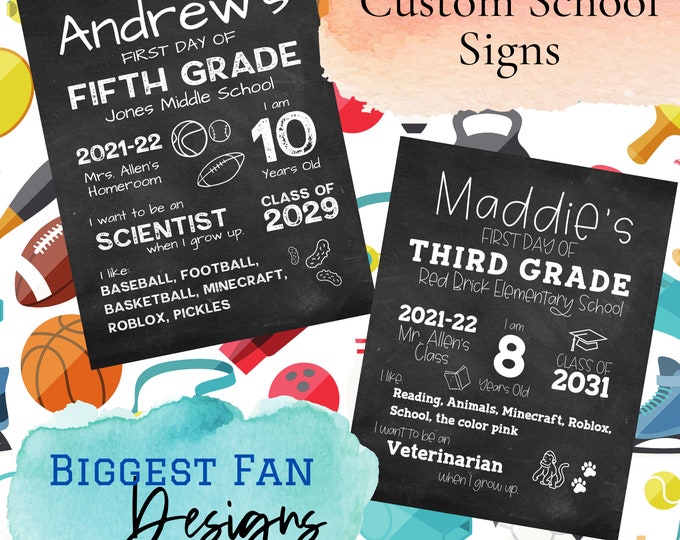 Editable Back to School Sign Template Chalkboard Back to School Sign ...