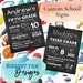 Editable Back to School Sign Template Chalkboard Back to School Sign ...