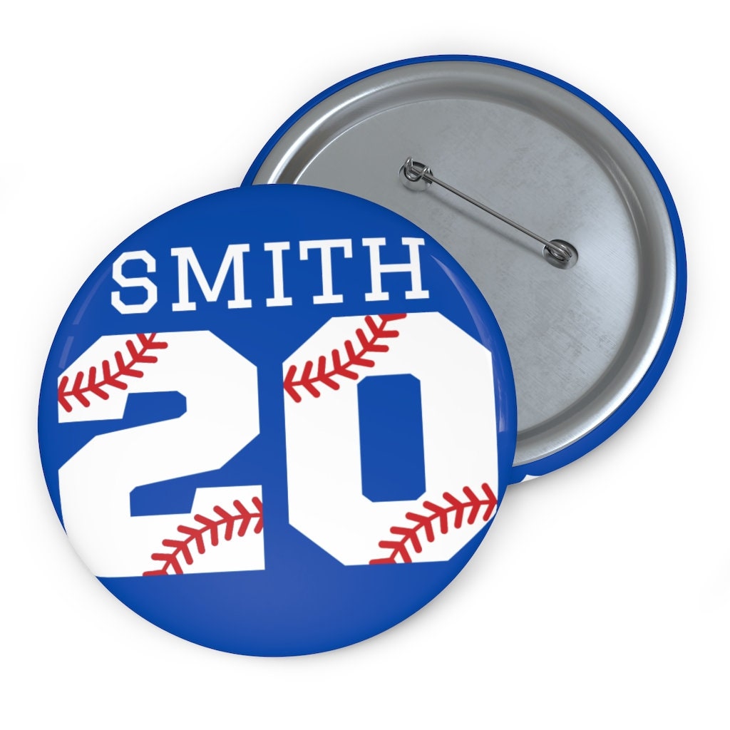 CUSTOM Baseball Mom Button Pin Button for Baseball Moms | Etsy