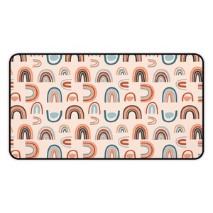 Boho Rainbow Teacher Desk Mat Gifts for Teachers Unique Gift for ...