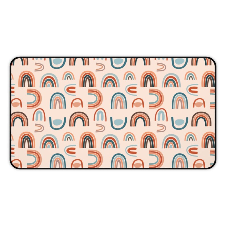 Boho Rainbow Teacher Desk Mat Gifts for Teachers Unique - Etsy