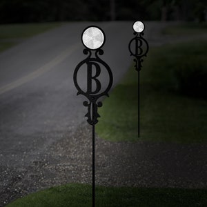 Pathways Reflective Driveway Marker Stake Set of Two | Custom Monogram ...