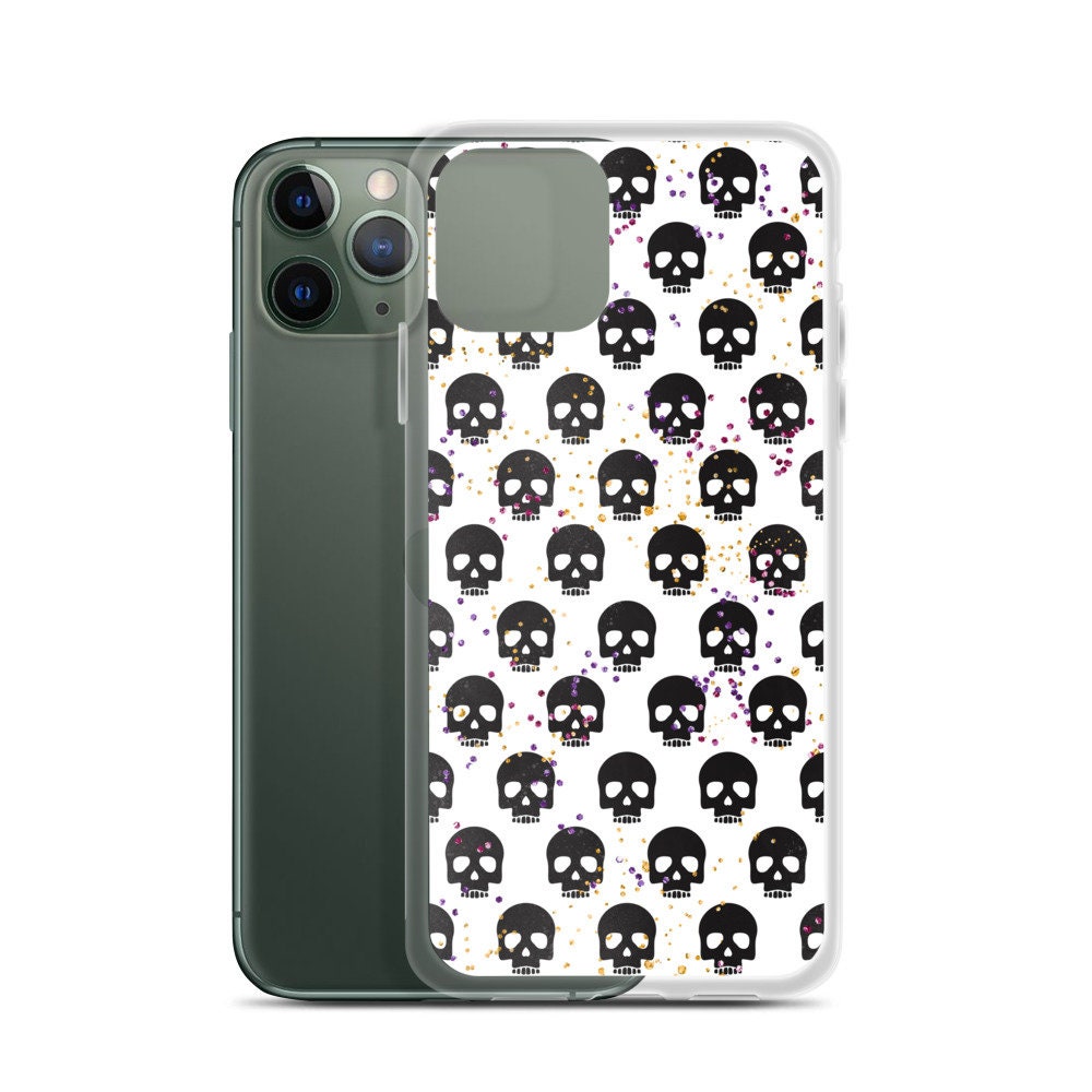 Skull iPhone Case iPhone Case Edgy Phone Case Skull Art - Etsy