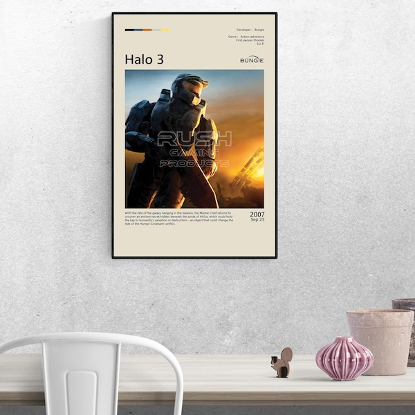 Halo 3 Poster - Etsy