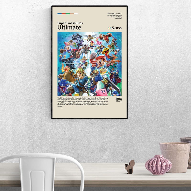 Video Game Poster - Etsy