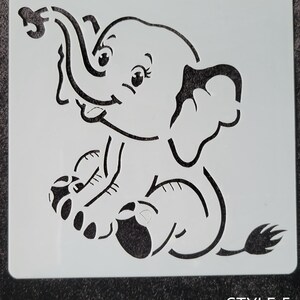Reusable Animal Stencils. DIY Stencils for Art & Craft, Scrapbook ...