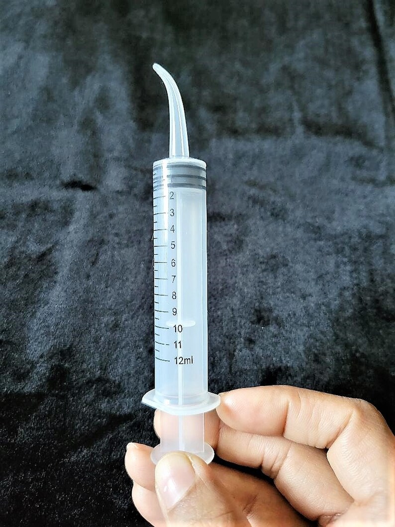 5 Pcs Disposable Curved Tip Epoxy Resin Syringe Dental | Etsy