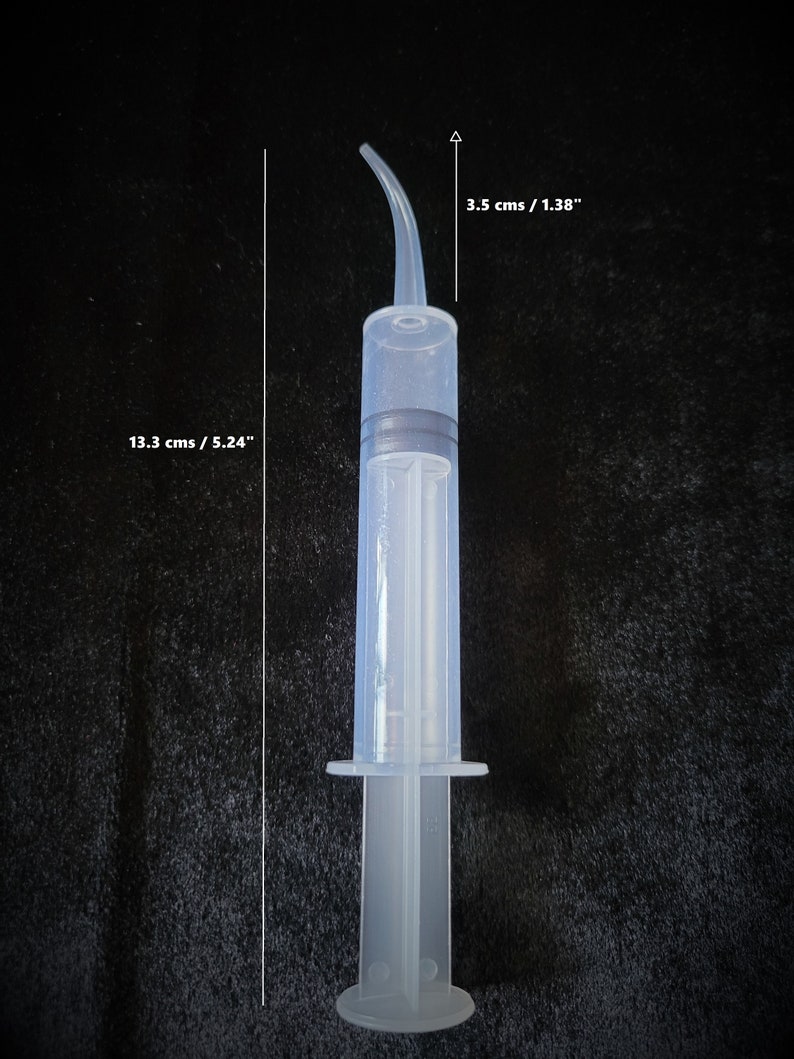 5 Pcs Disposable Curved Tip Epoxy Resin Syringe Dental | Etsy