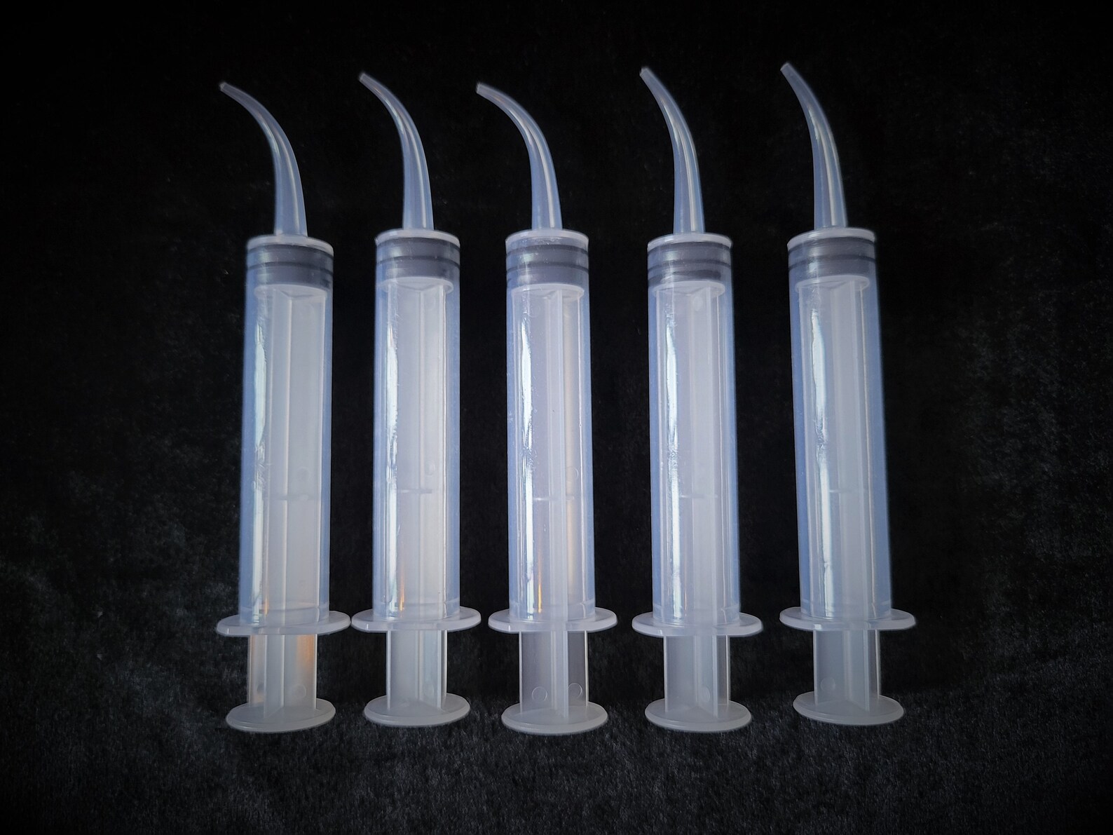 5 Pcs Disposable Curved Tip Epoxy Resin Syringe Dental | Etsy