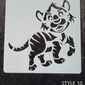 Reusable Animal Stencils. DIY Stencils for Art & Craft, Scrapbook ...