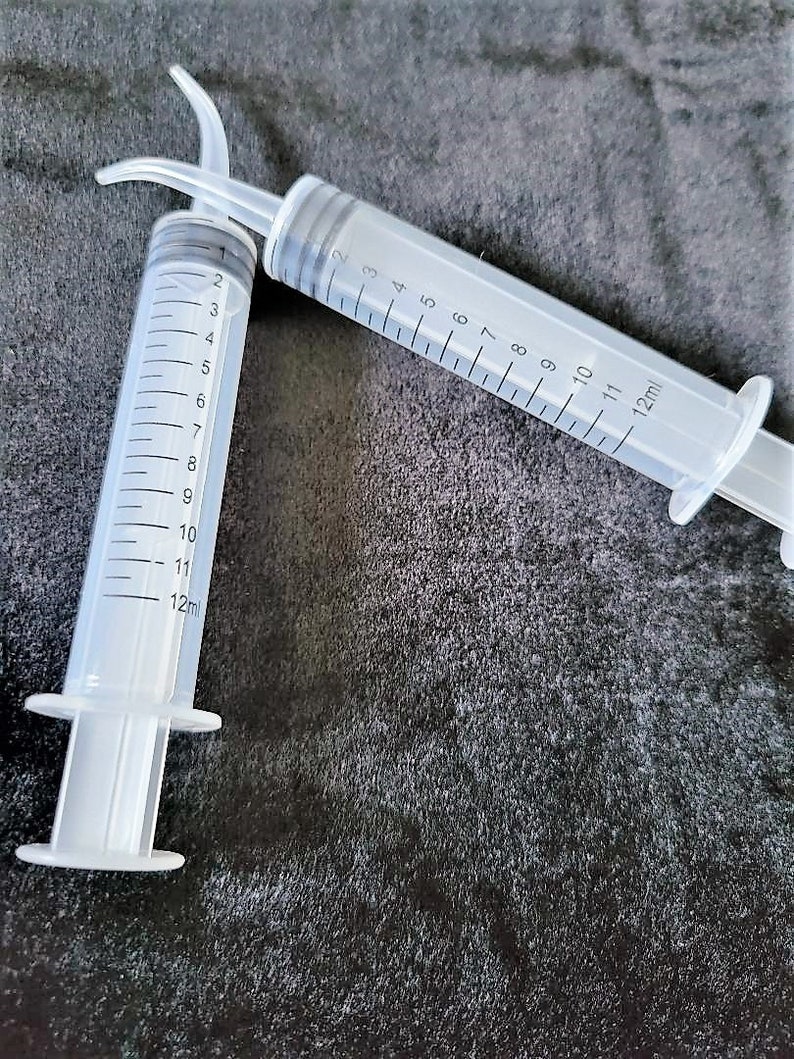 5 Pcs Disposable Curved Tip Epoxy Resin Syringe Dental | Etsy