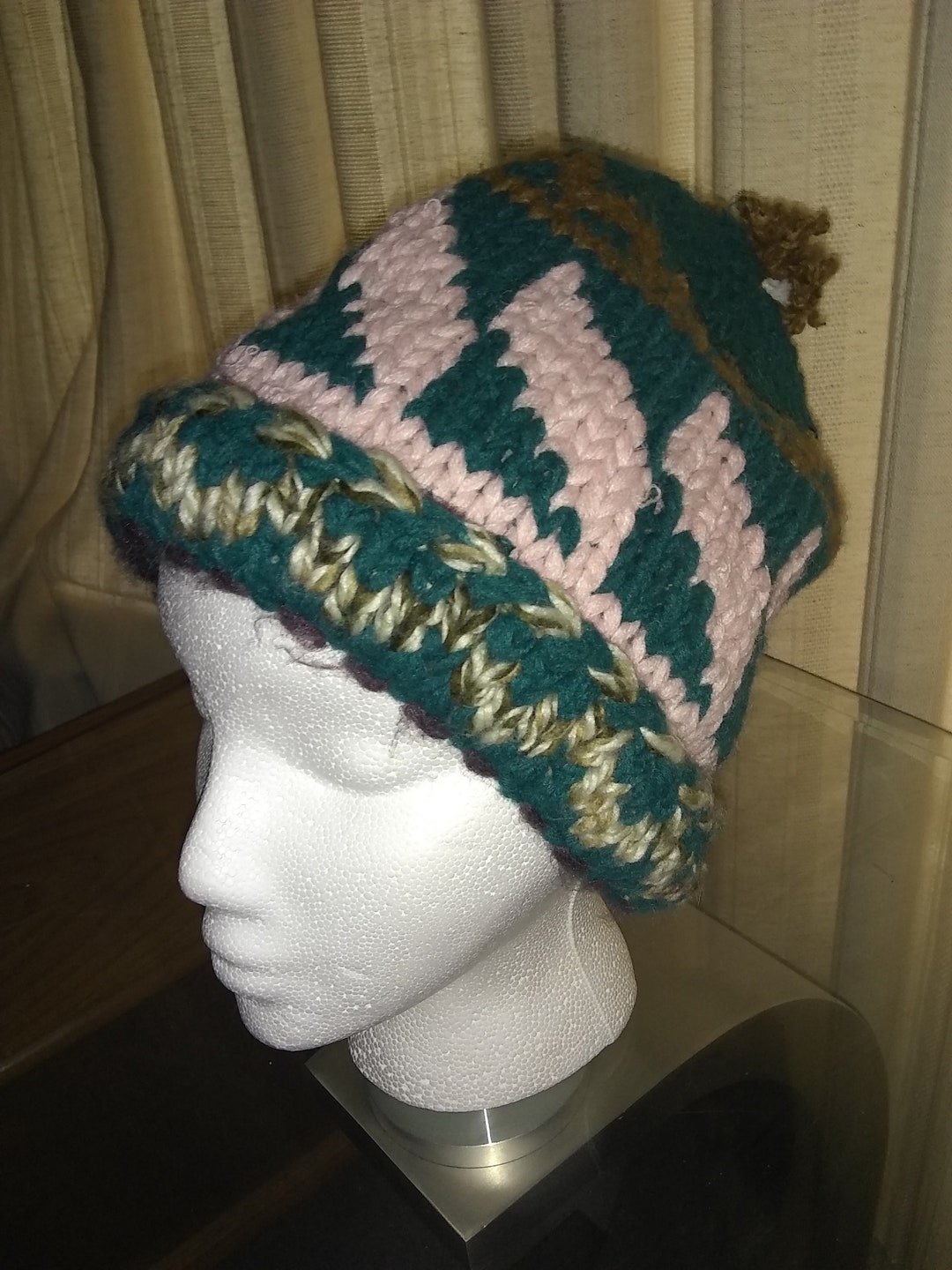 Minnesota/iowa Wild Hockey-themed Knit Hat - Etsy UK