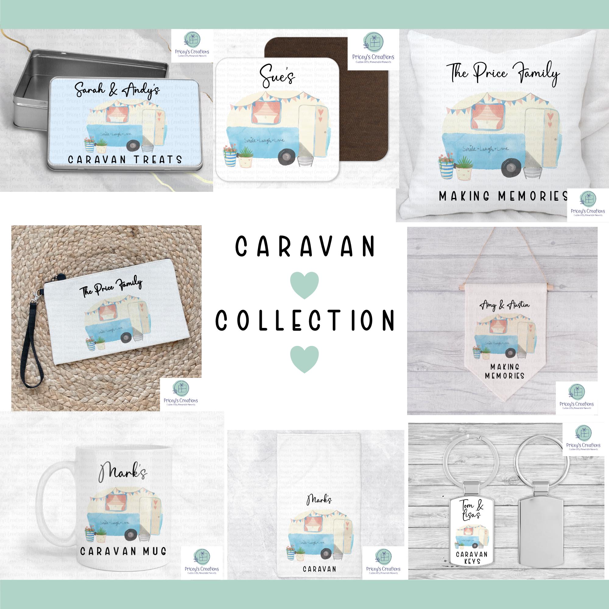 Personalised Caravan Tin, Treat Sweet Storage, Gift for Camper - Etsy UK