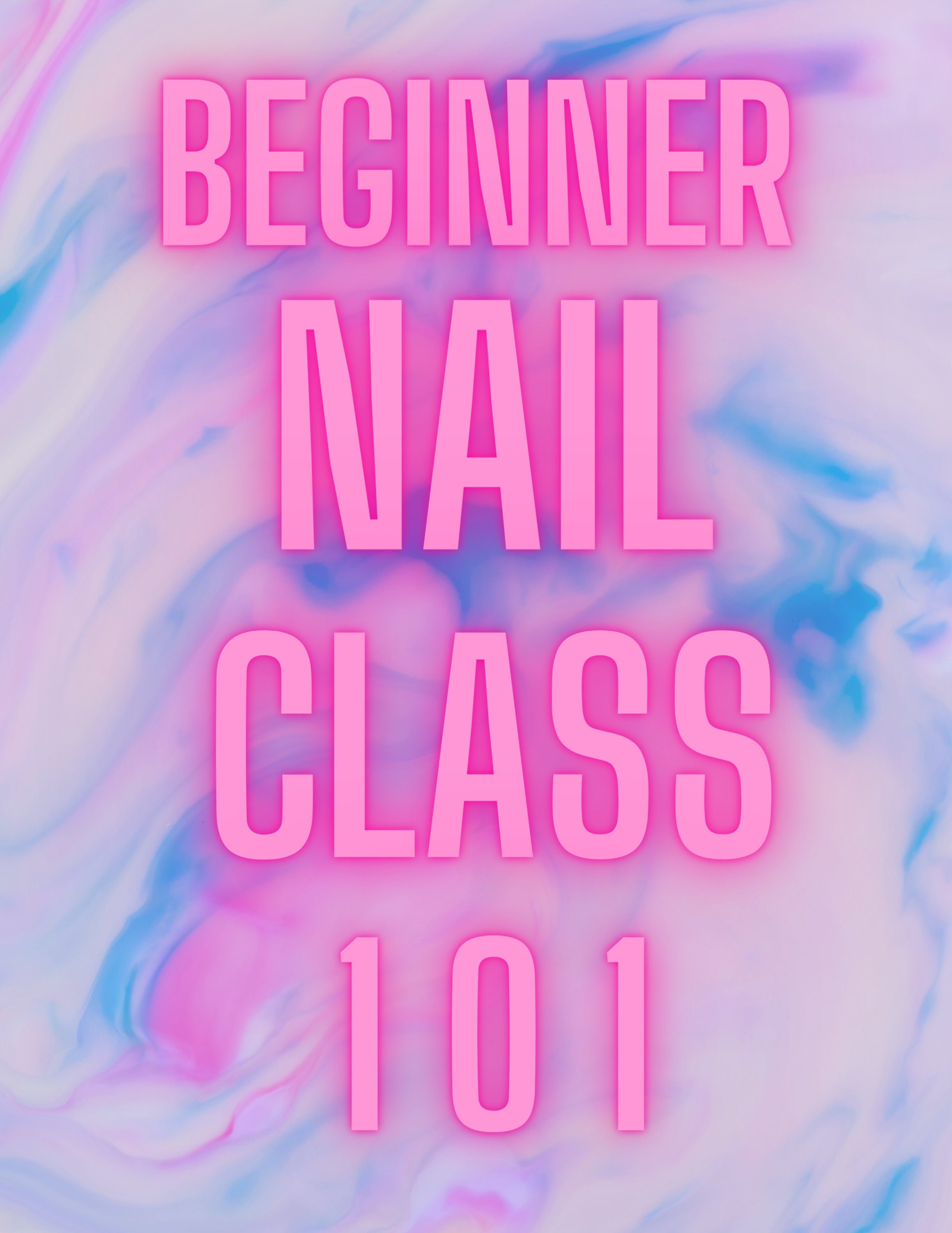 Digital Beginner Nail Class 101 - Etsy