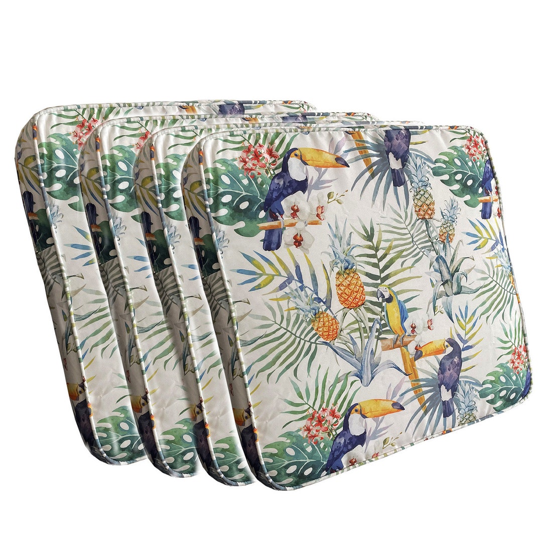 Outdoor Patio Chair Cushion Covers 24" X 24" X 4" Set of 4 Replacement ...