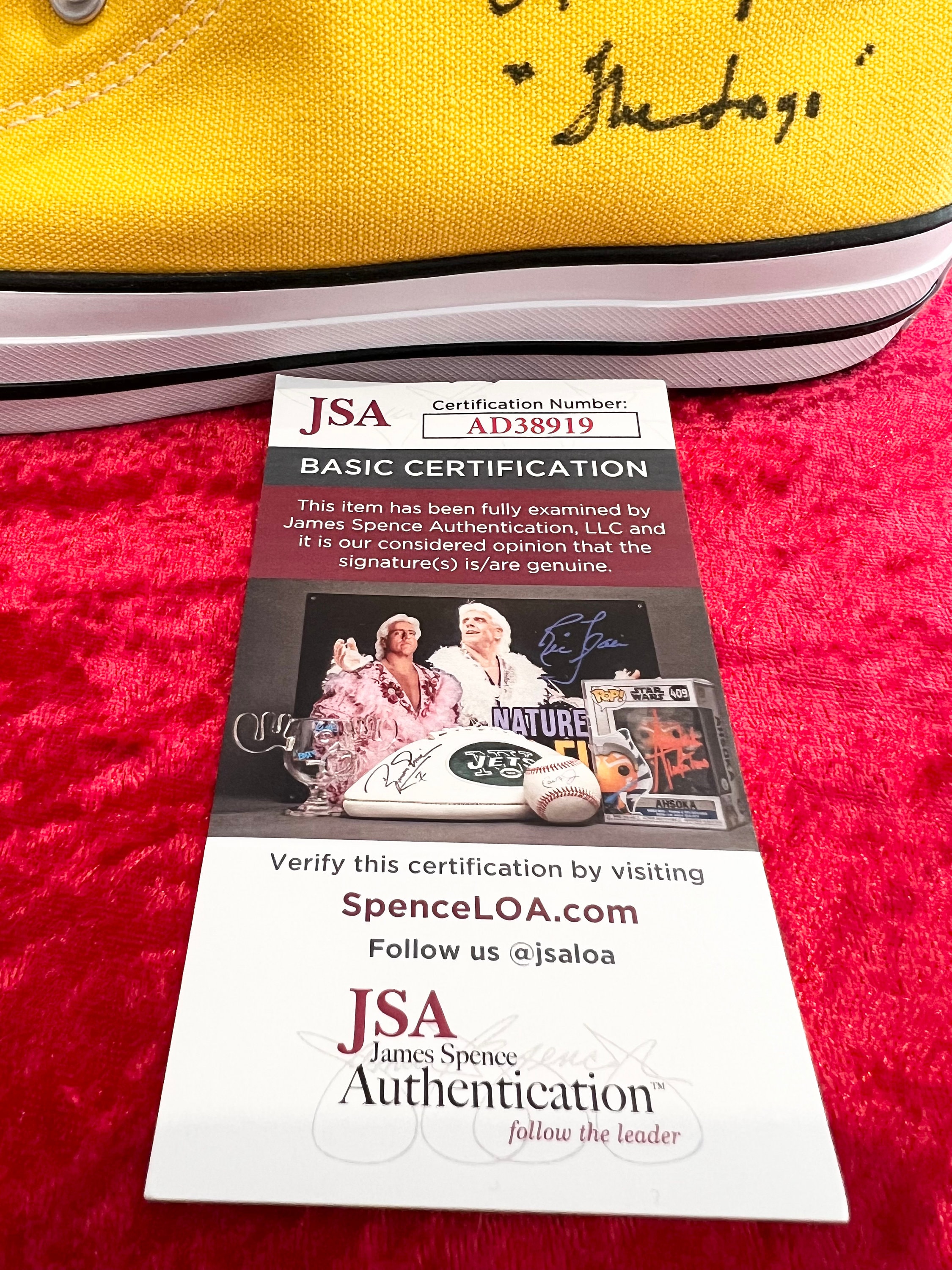 Jerry West Signed Converse Shoe Inscribed the Logo RARE - Etsy
