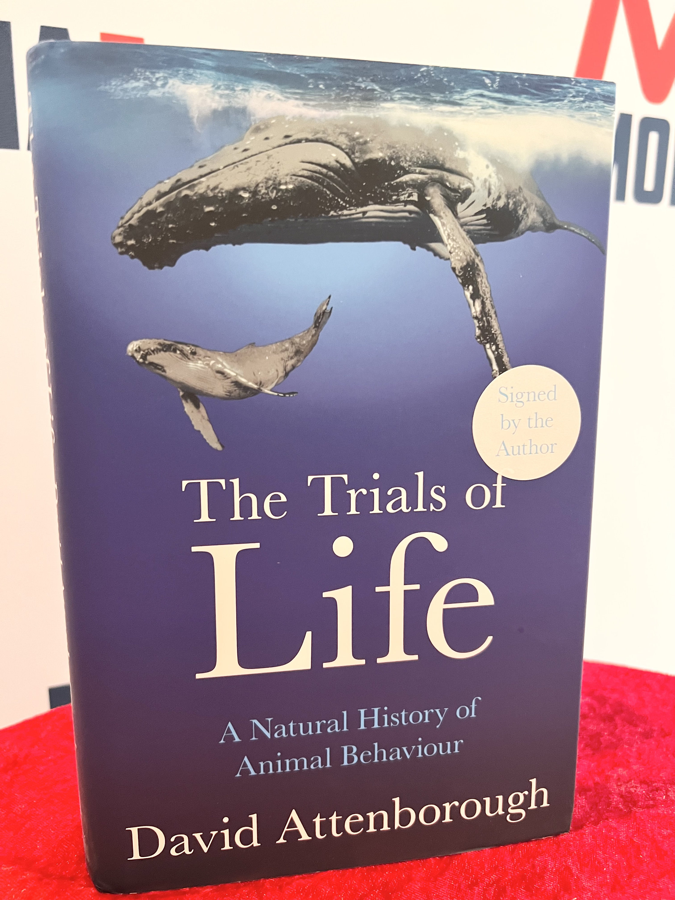 David Attenborough Signed First Edition Trials of Life Book With COA - Etsy