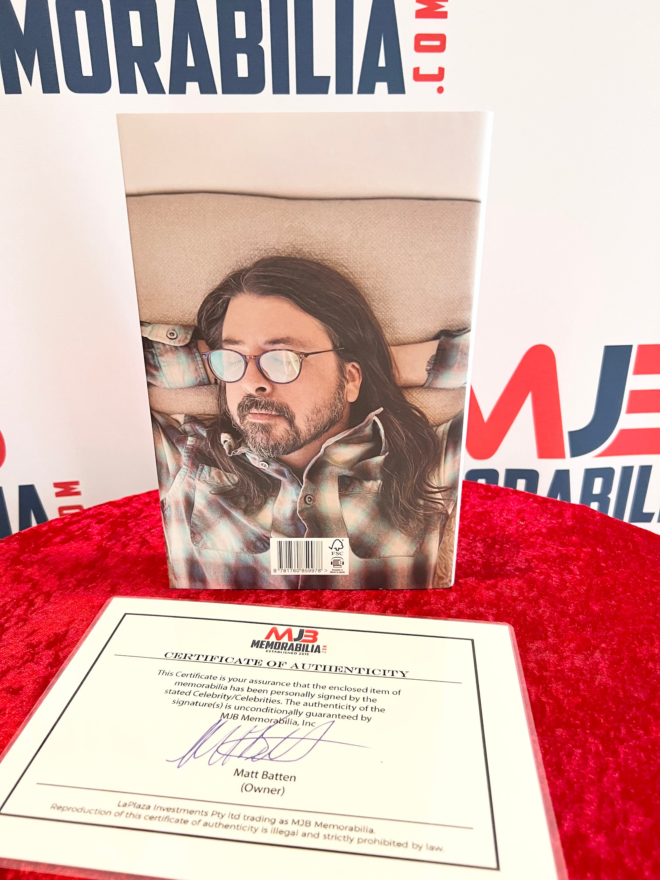 Dave Grohl Signed Autograph the Storyteller Book Foo Fighters Nirvana ...