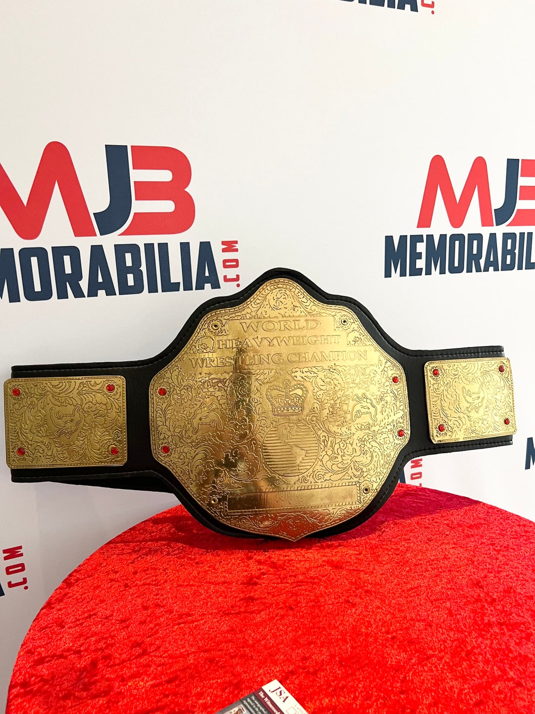 The Undertaker Signed Autographed Championship Belt Jsa Wwe Wwf Rare - Etsy