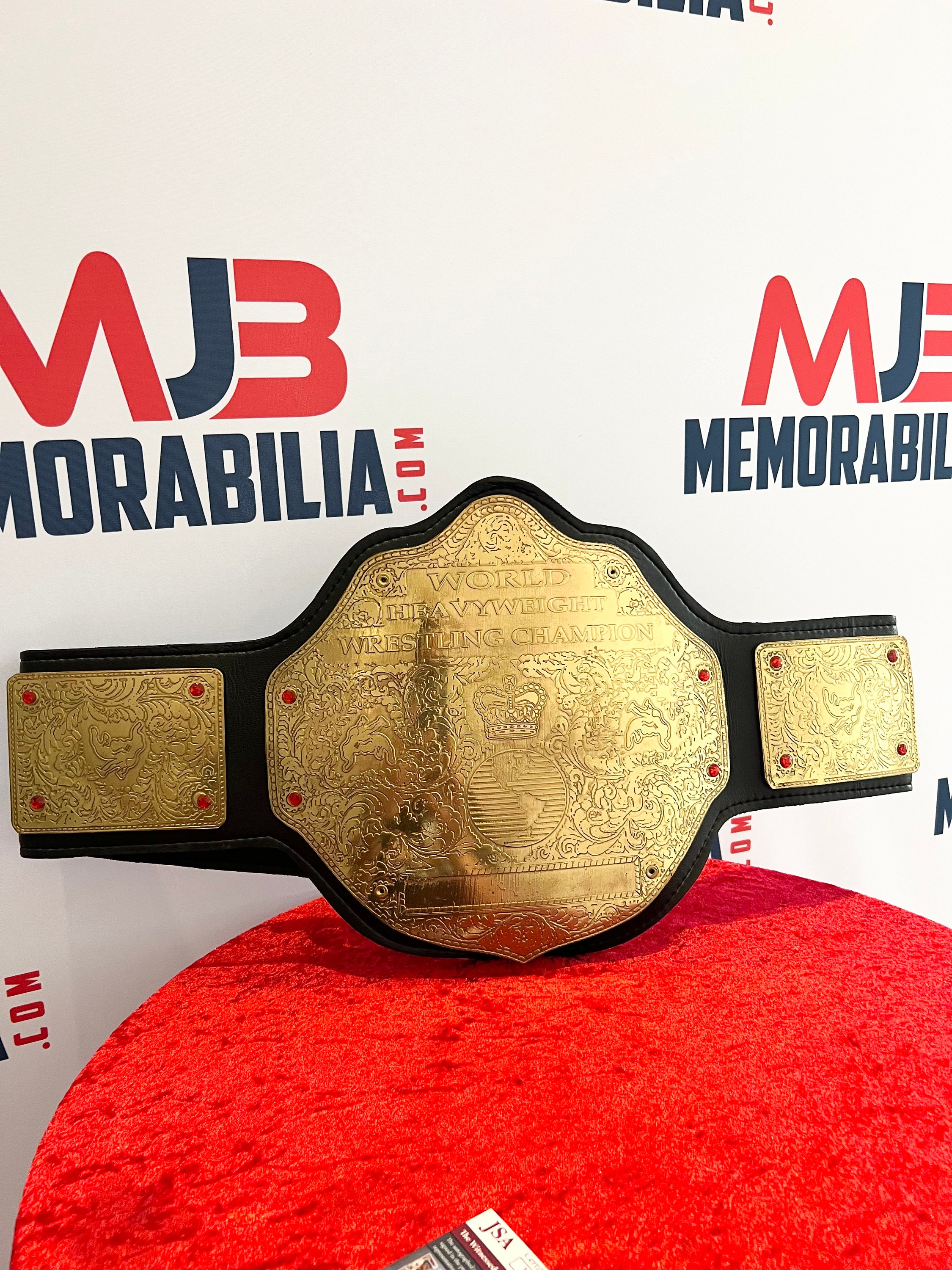 The Undertaker Signed Autographed Championship Belt Jsa Wwe Wwf Rare - Etsy