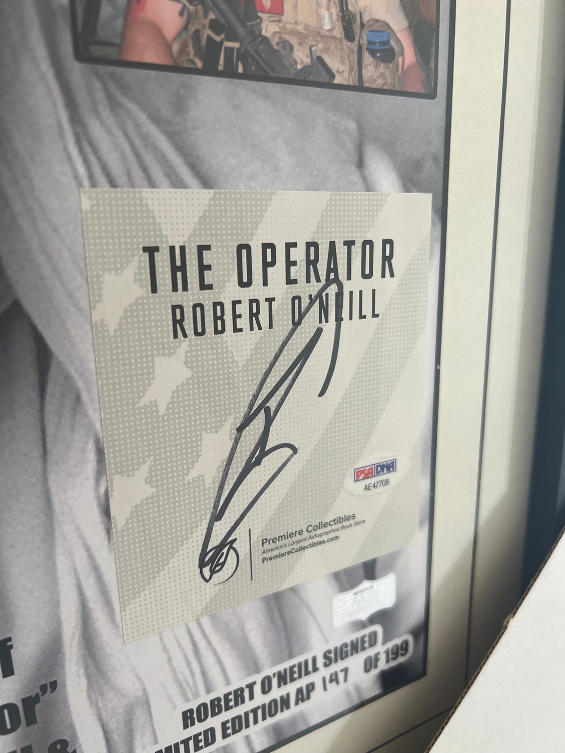 Robert O’neill Signed Wanted Osama Bin Laden Poster With PSA ...