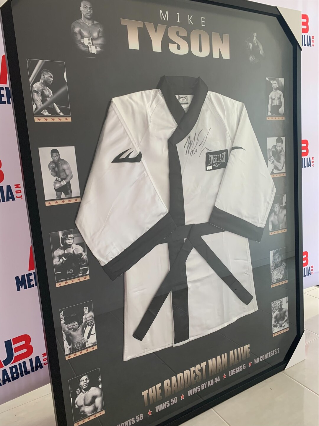 Mike Tyson Signed Authentic Everlast Robe With PSA Authentication - Etsy