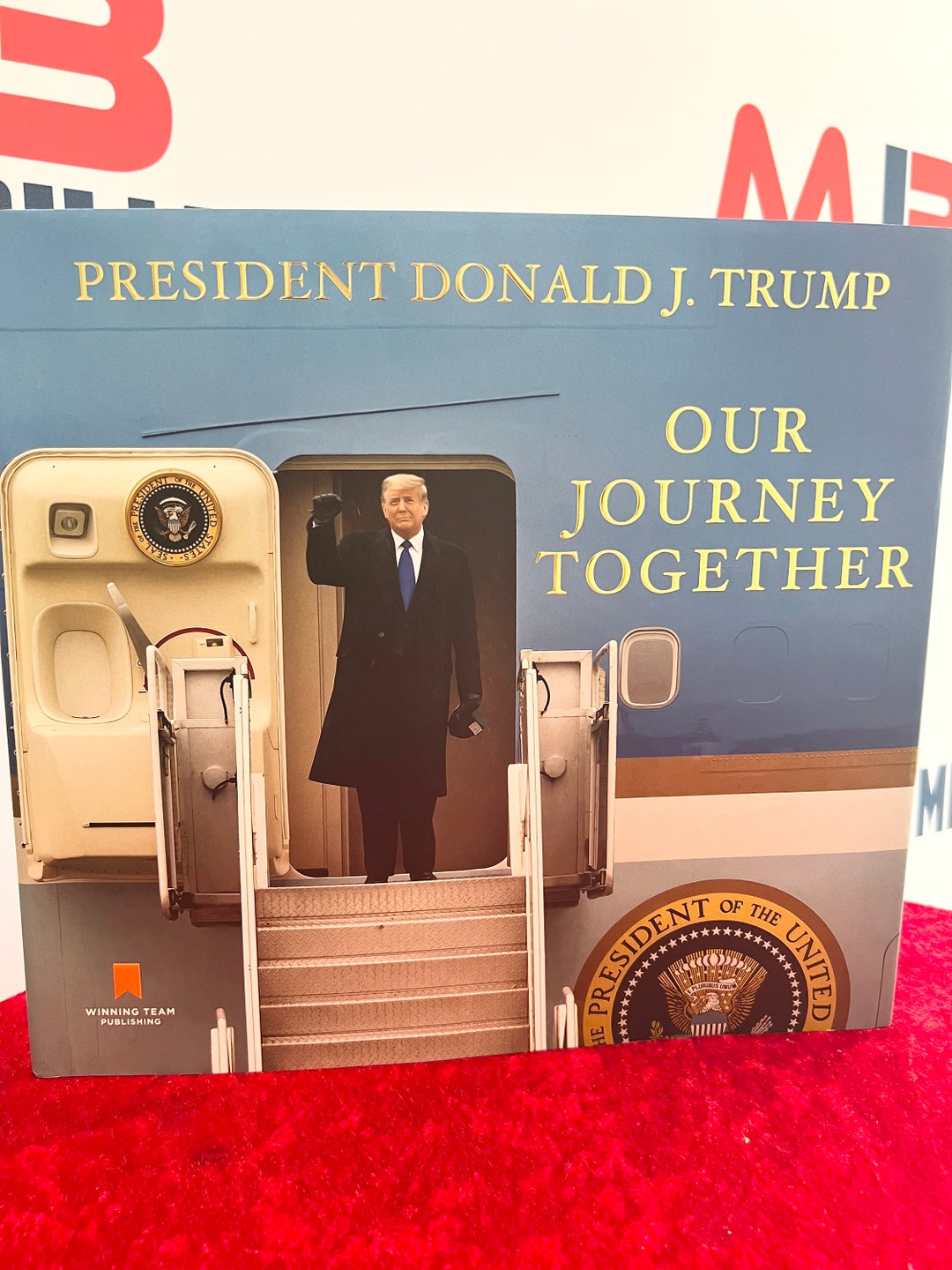 Donald Trump Signed Book Our Journey Together 45th President - Etsy