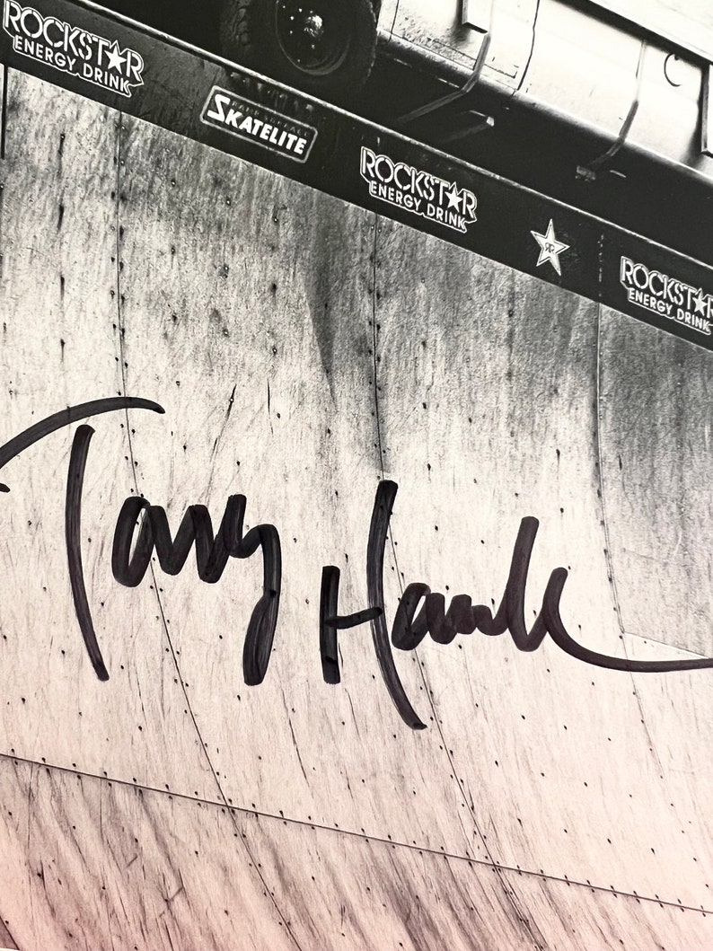 Tony Hawk Signed Photo Iconic and RARE JSA - Etsy