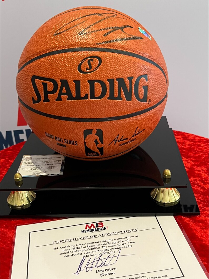 Shaquille Oneal Shaq Authentic La Lakers Signed Basketball With COA - Etsy