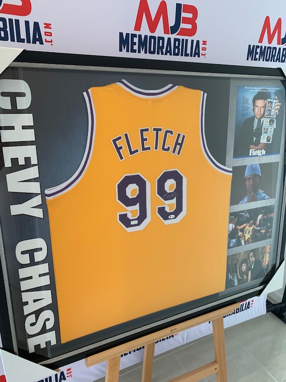 Chevy Chase Signed Authentic La Lakers Fletch Jersey beckett | Etsy