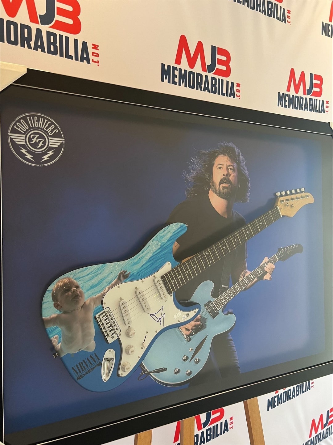 Dave Grohl Signed Guitar Beckett COA Nirvana Foo Fighters - Etsy