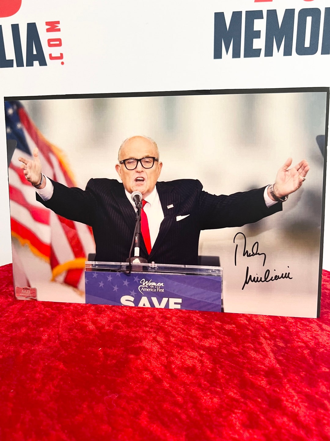 Rudy Giuliani Signed Photograph Rare COA - Etsy