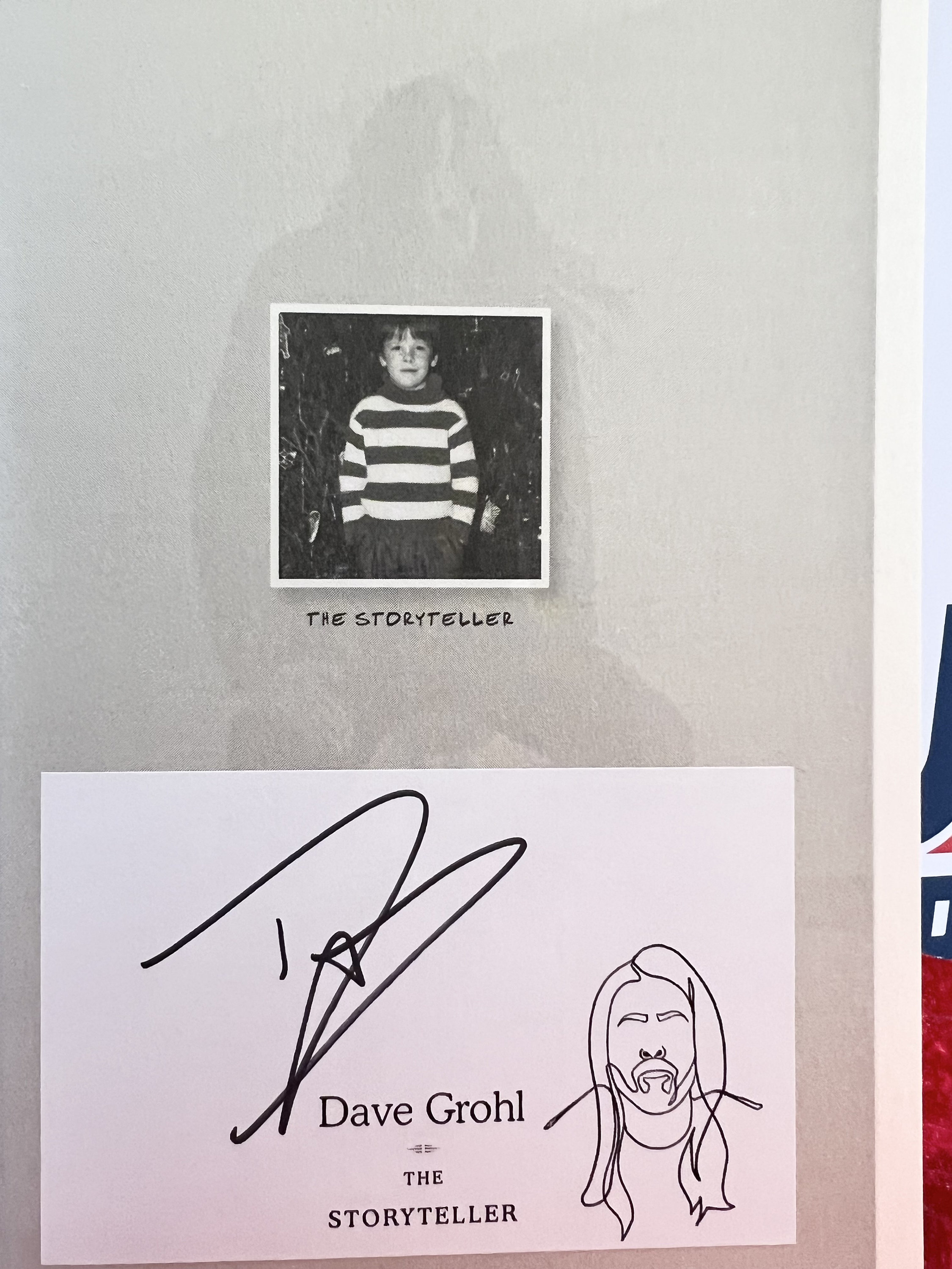 Dave Grohl Signed Autograph the Storyteller Book Foo Fighters Nirvana ...