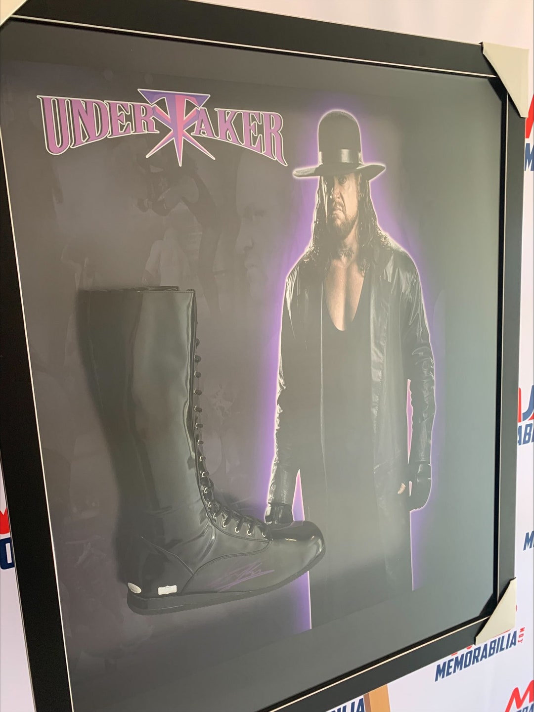 The Undertaker Signed Authentic Wrestling Boot With JSA Authentication ...
