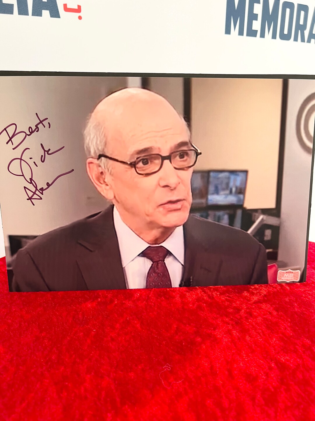 Nick Akerman Signed Photograph Rare Watergate Memorabilia A Moment in ...