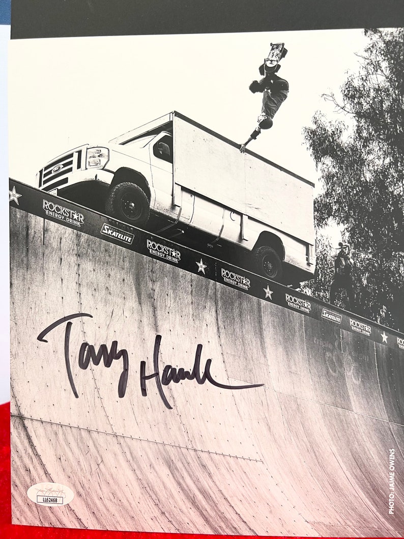Tony Hawk Signed Photo Iconic and RARE JSA - Etsy