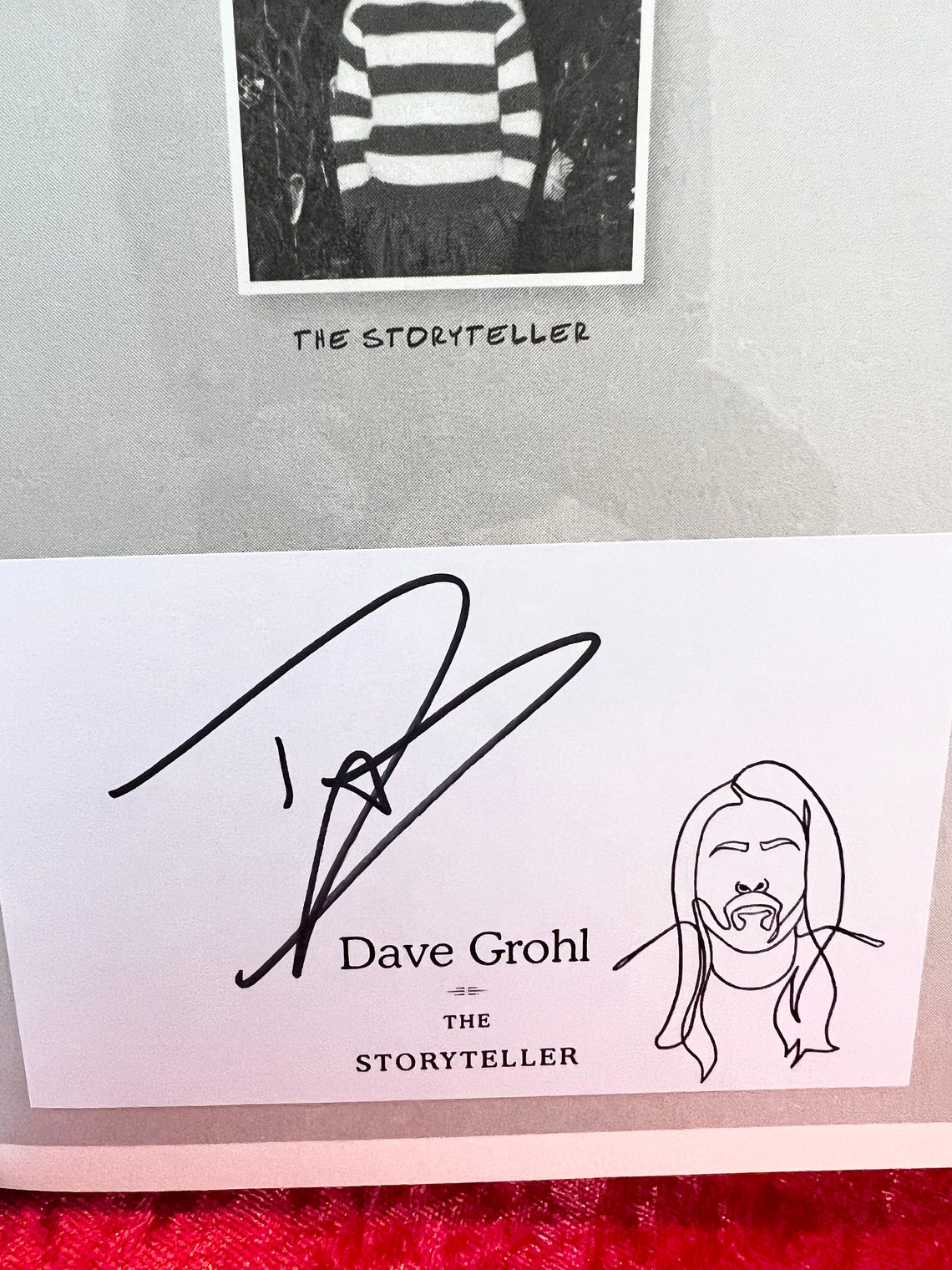 Dave Grohl Signed Autograph the Storyteller Book Foo Fighters Nirvana ...