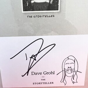Dave Grohl Signed Autograph the Storyteller Book Foo Fighters Nirvana ...