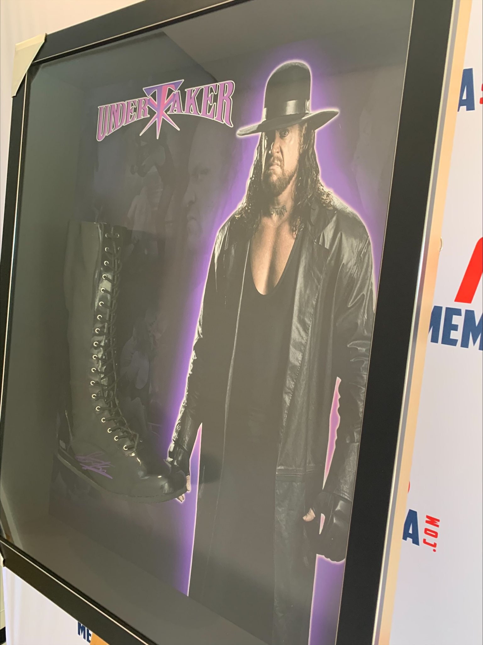 The Undertaker Signed Authentic Wrestling Boot With JSA Authentication ...