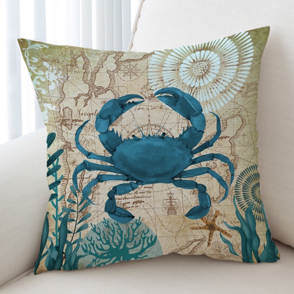 Crab Pillow - Etsy