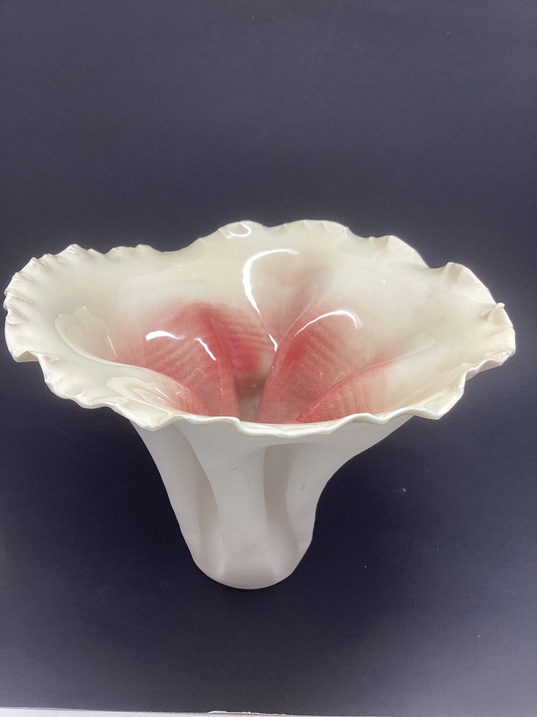 Debra Swauger/ Steidel Sculpture Vase Modern Art Pottery Twist, Pinched ...